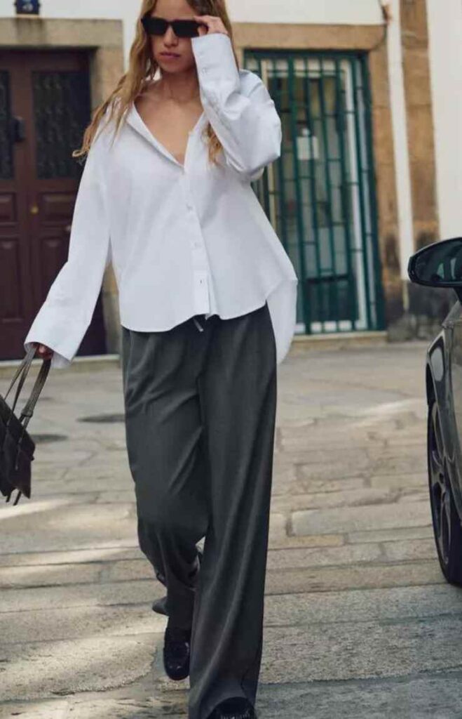 Pantaloni grigi, come abbinarli per outfit irresistibili | Pourfemme